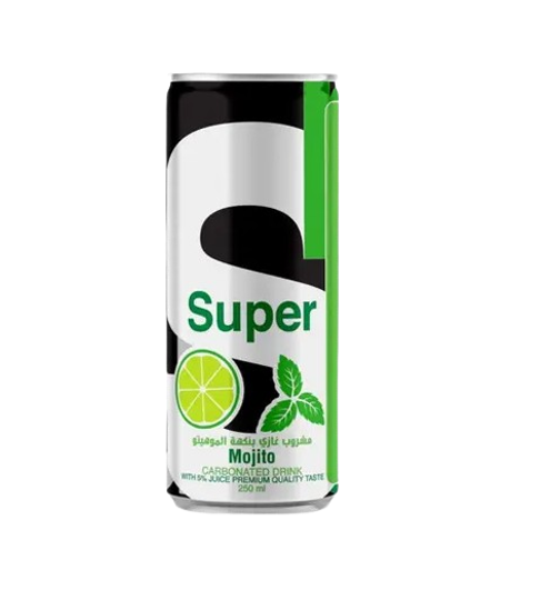 Super Mojito Carbonated Drink, 250ml | فرضتك-FURDTK